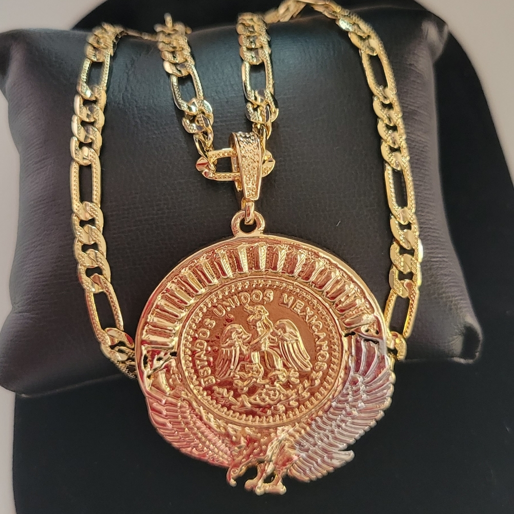 Centenario & Chain Laminated Gold - Gem